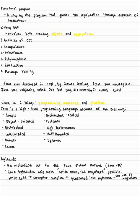 Lesson A Brief History Of Java Language And How It S Used Programming Studocu