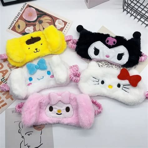 Маска для сна с повязкой на глаза Sanrio Hello Kitty | AliExpress