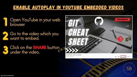 enable autoplay in youtube embedded videos youtube