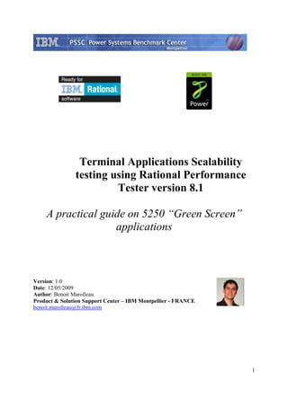 IBM ISeries Terminal Based Performance Testing With Rational Performance Tester PDF