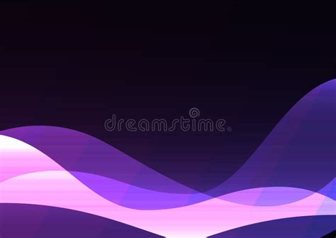 Line Curve Transparent Layer Abstract Background Stock Vector Illustration Of Glow Multicolor