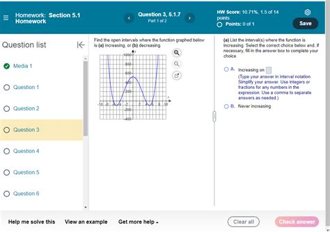 Solved Homework Section 5 1 Homework Question List Question