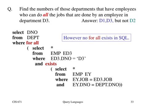 Ppt Cis 671 Introduction To Database Systems Ii Introduction