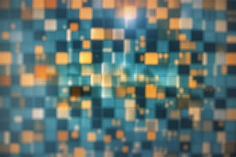 Premium Photo Censor Blur Effect Texture Abstract Digital Mosaic
