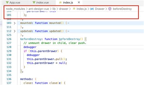 Ant Drawer Destroy On Close Issue Vuecomponent Ant Design Vue Github