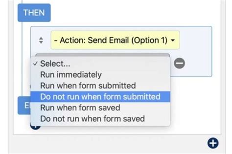 Control Actions With Conditional Logic WS Form