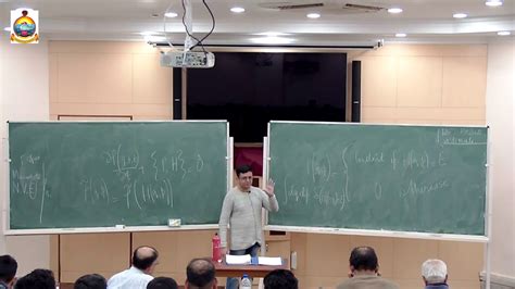 Dr Shamik Gupta Lecture 4 Equilibrium Statistical Youtube