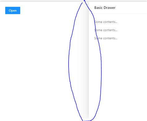 Reactjs Antd Drawer Disable Shadow Stack Overflow