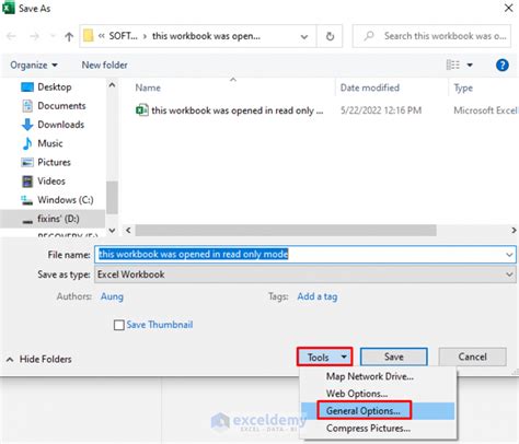 Fixed This Excel Workbook Was Opened In Read Only Mode