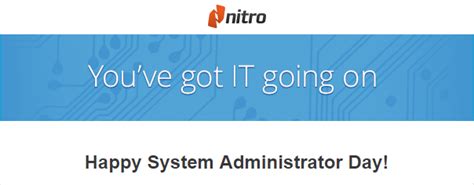 happy sysadmin day holidays spiceworks community