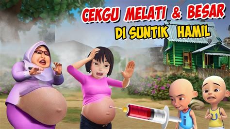 Cikgu Melati Cikgu Besar di Suntik Hamil Bareng , Upin ipin Kaget ! GTA Lucu - YouTube
