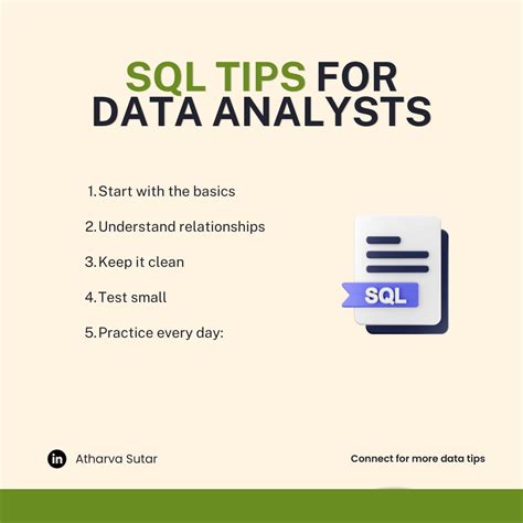 Atharva Sutar On Linkedin Sqltips Dataanalytics Learnsql