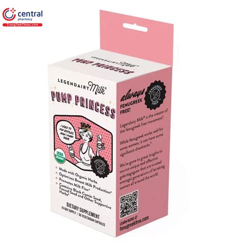 Thuốc Legendairy Milk Pump Princess Hỗ Trợ Kích Thích Tuyến Sữa Của Mẹ