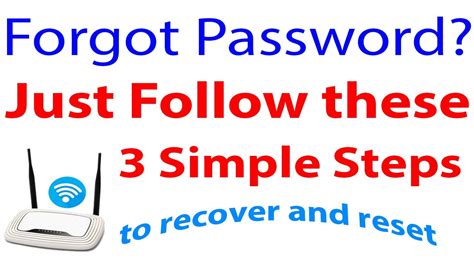 Recover Wifi Password And Reset Router In 3 Simple Steps Youtube