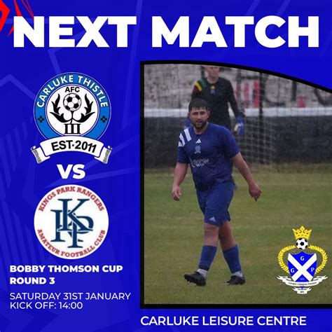 •next Match• 🏆 Ggpafl Bobby Thomson Carluke Thistle Afc Facebook