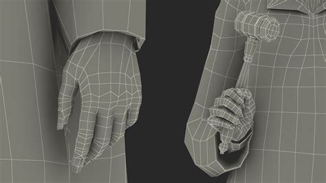 Female Judge With Gavel Rigged For Cinema 4d 3d Model 209 C4d Free3d