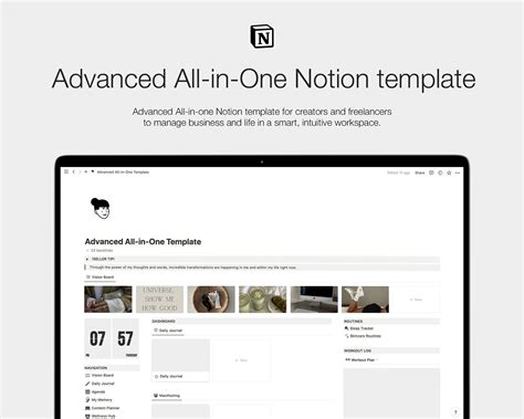 Notion Template Extended Life Planner All In One Template Notion