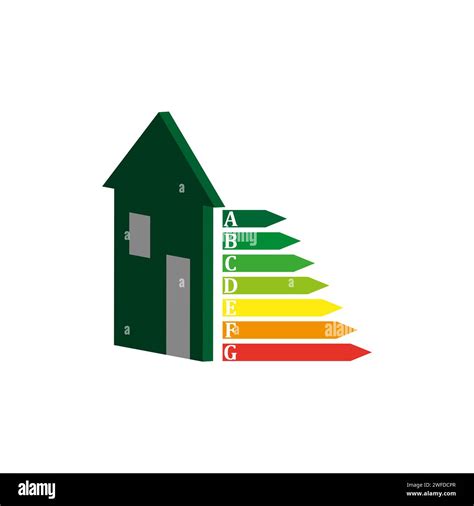 Energy Chart For Concept Design Energy Efficiency Icon Chart Concept Vector Illustration Eps