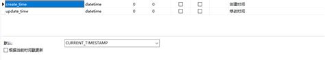 Mysql设置动态的创建时间createtime和修改时间updatetimemysql 字段createtime是什么时候出现
