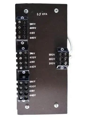 1 5kva Control Transformer For Industrial Output Voltage 220v At Rs