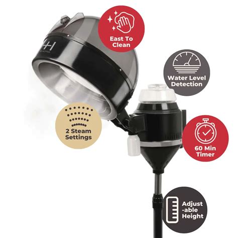 Hot And Hotter Professional Salon Stand Hair Steamer