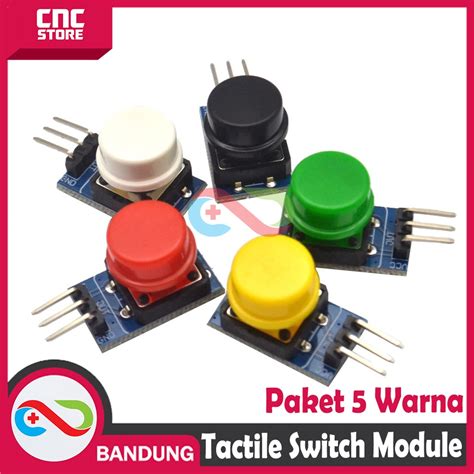 Jual Paket Tactile Switch Push Button Module 12x12mm 5 Warna Shopee