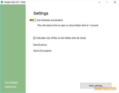 Hidden Disk Hide Sensitive And Secret Files In A Virtual Partition