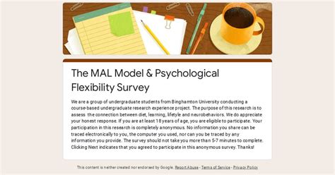 Survey On Nutrition And Psychology Correlation Open To Anyone 18 R Surveycircle