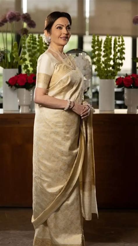 Nita Ambanis Wardrobe The Best Collection Of Banarasi Sarees