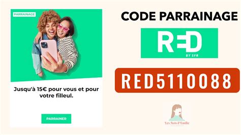 Code Parrainage Red By Sfr Red4b7c22d Pour 15€ Sur Votre Abonnement