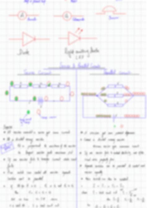 SOLUTION A Level Physics Current Electricity Notes And Past Papers Studypool