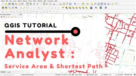 Qgis Tutorial Network Analysis Shortest Pathroute And Service Area