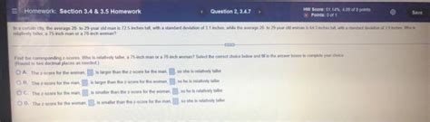 Save Homework Section 3 4 And 3 5 Homework Question