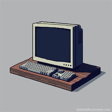 Pixel Art Log Of A Computer Prompts Stable Diffusion Online
