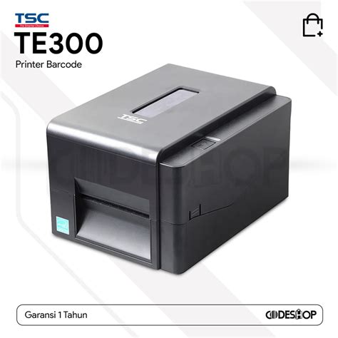 Jual Tsc Te300 Barcode Printer Cetak Label Direct Thermal Transfer Usb Shopee Indonesia