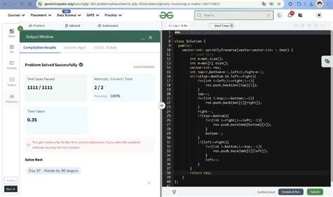 dsa geeksforgeeks codingchallenge problemsolving learningeveryday