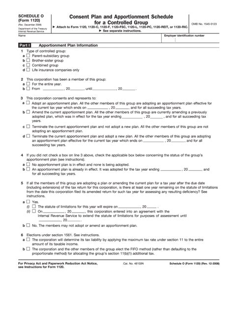 Form 1120 Schedule O Rev December Fill Out And Sign Printable Pdf Template Airslate Signnow