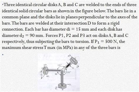 answered three identical circular disks a b… bartleby