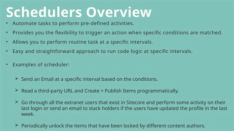 Understanding Sitecore Schedulers Configuration And Execution Guide Ppt