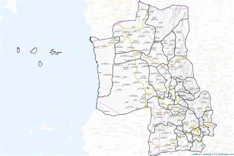 Make Printable Hajjah Maps With Border Masking Cropping Using Leaflet