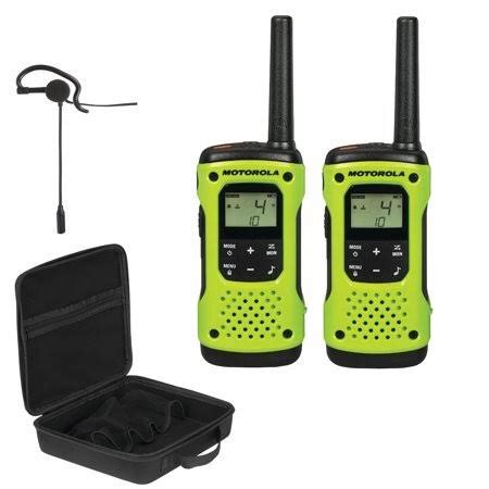 Motorola T600 35 Mile Talkabout 2 Way Radios Carry Case U0026 Single