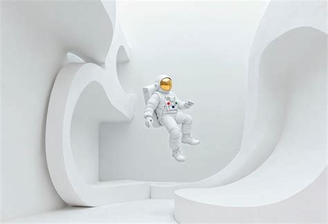 우주복을 입은 우주비행사 Ai 생성 이미지