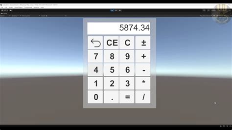 how to create a calculator with c in unity youtube
