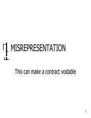 Understanding Misrepresentation In Contracts Types Effects Course Hero