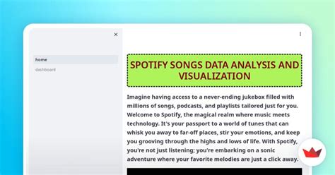 How To Create A Spotify Analysis Dashboard Using Python And Spotipy Siddhant Sahu Posted On