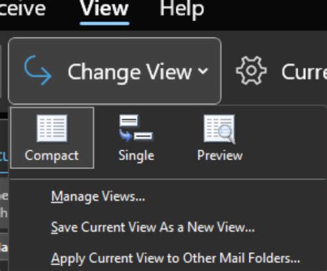 How To Change View On Outlook MF Telecom Services
