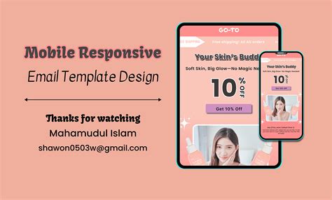 Email Template Design Behance