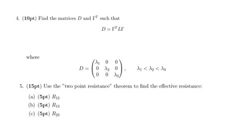 solved let consider a resistive network with node 1 2 and 3