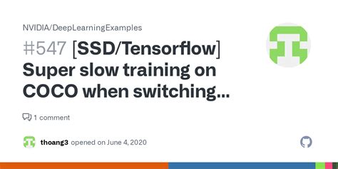 SSD Tensorflow Super Slow Training On COCO When Switching From Resnet To Mobilenet V