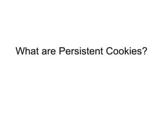 Persistent Authentication Cookie Generator Gem PPT Computing Technology Computing